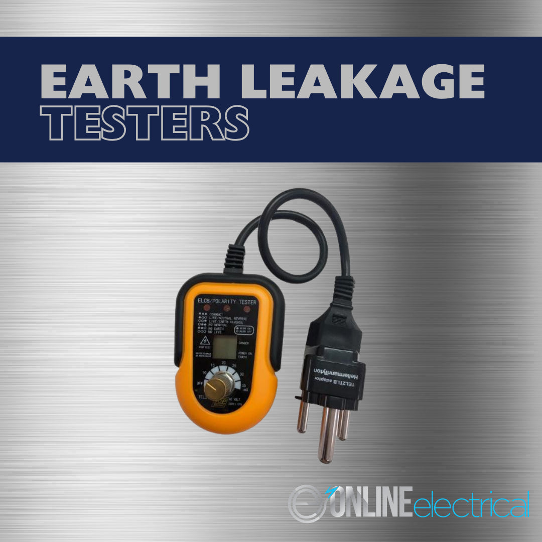 Earth Leakage Testers – tagged "Major Tech" – Online Electrical