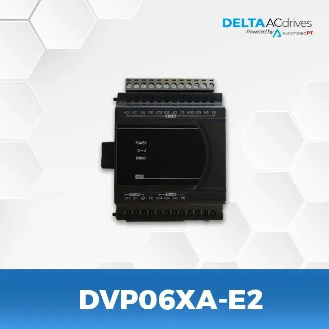 DVP06XA-E2 4AI+2AO 24VDC Extension for ES2 | Delta Automation – Online ...