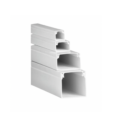 Trunking Solid 100X100MM White Per 3Mtr Length – Online Electrical
