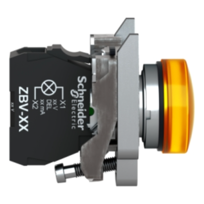 XB4BVM5 230V Yellow LED Pilot Light Complete | Online Supplies – Online ...